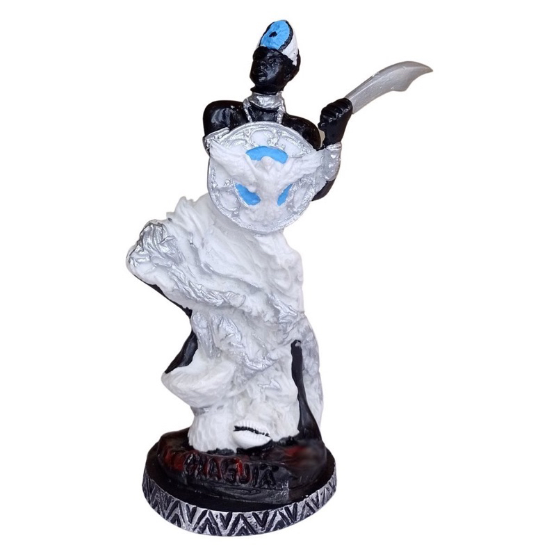 Oxaguian resina escultura Orixás candomblé umbanda (15cm) | Shopee Brasil