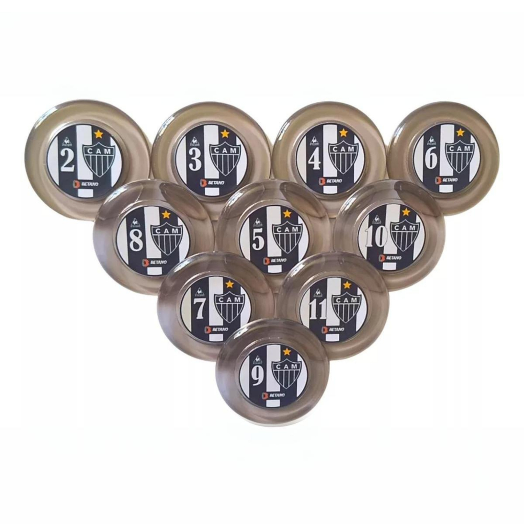 Futebol de Botão c/ Atl X Cru, Fla X Gre, Spa X Pal | Shopee Brasil