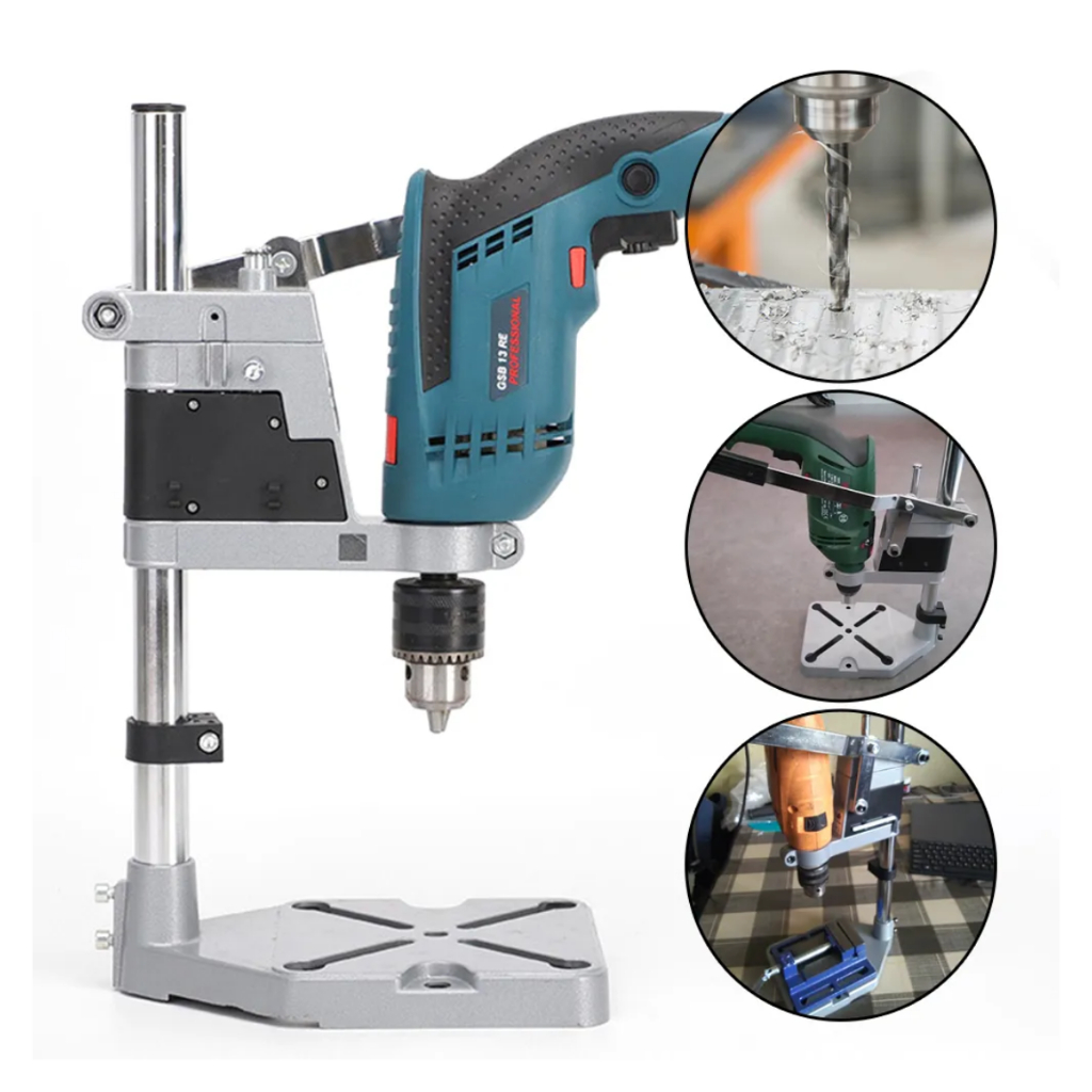 Suporte Para Furadeira 1/2 E 3/8 Manual C/ Morsa Ajustavel | Shopee Brasil