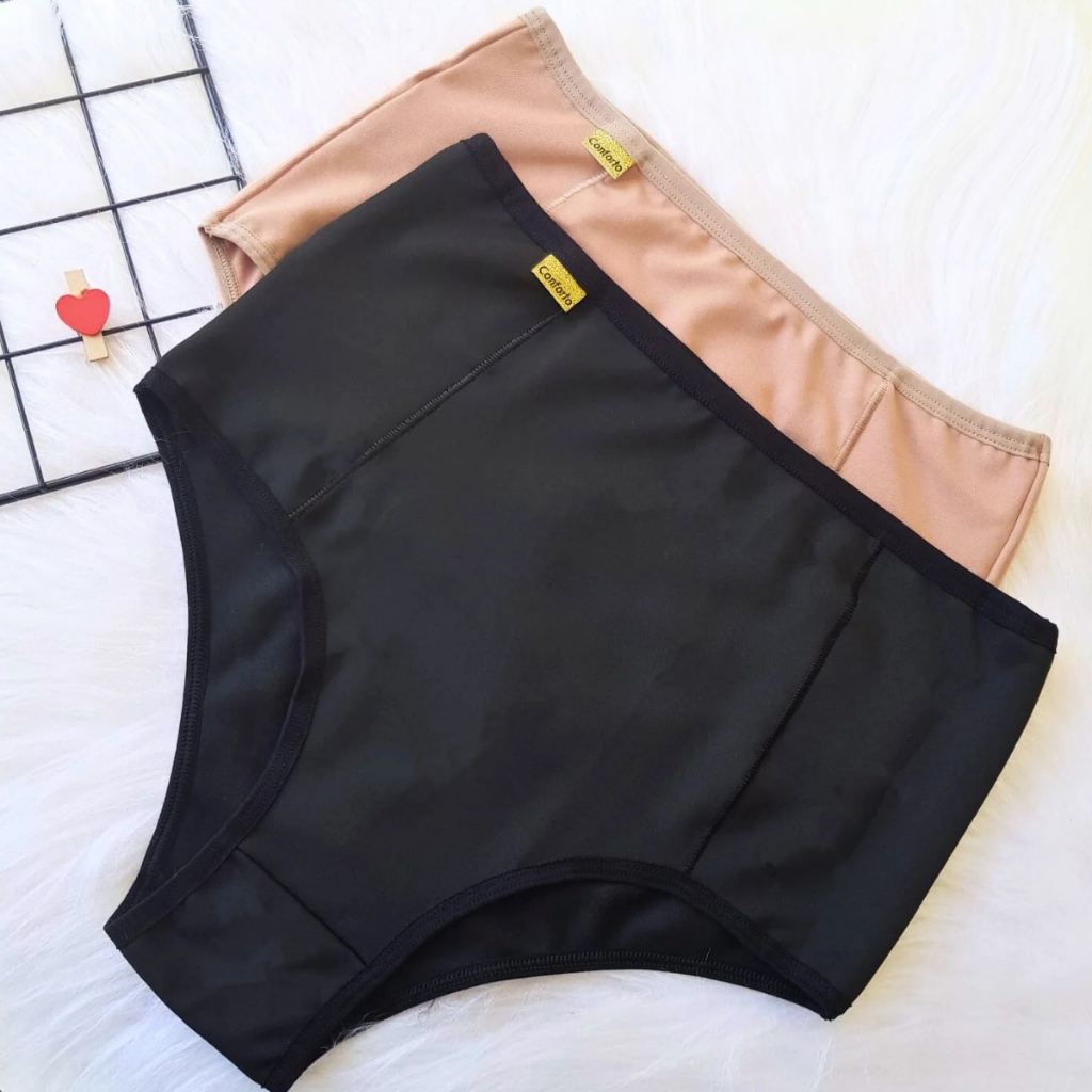 Kit 2 Calcinha Cinta Modeladora Frente Dupla Suplex - Isabela | Shopee ...