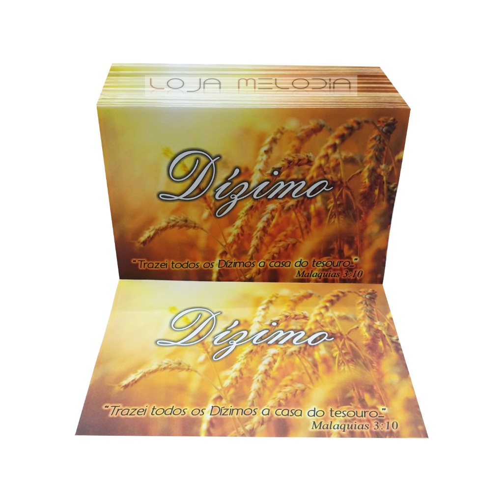 Envelope Para Dizimo Pacote / 100 Unidades (Dizimo) | Shopee Brasil