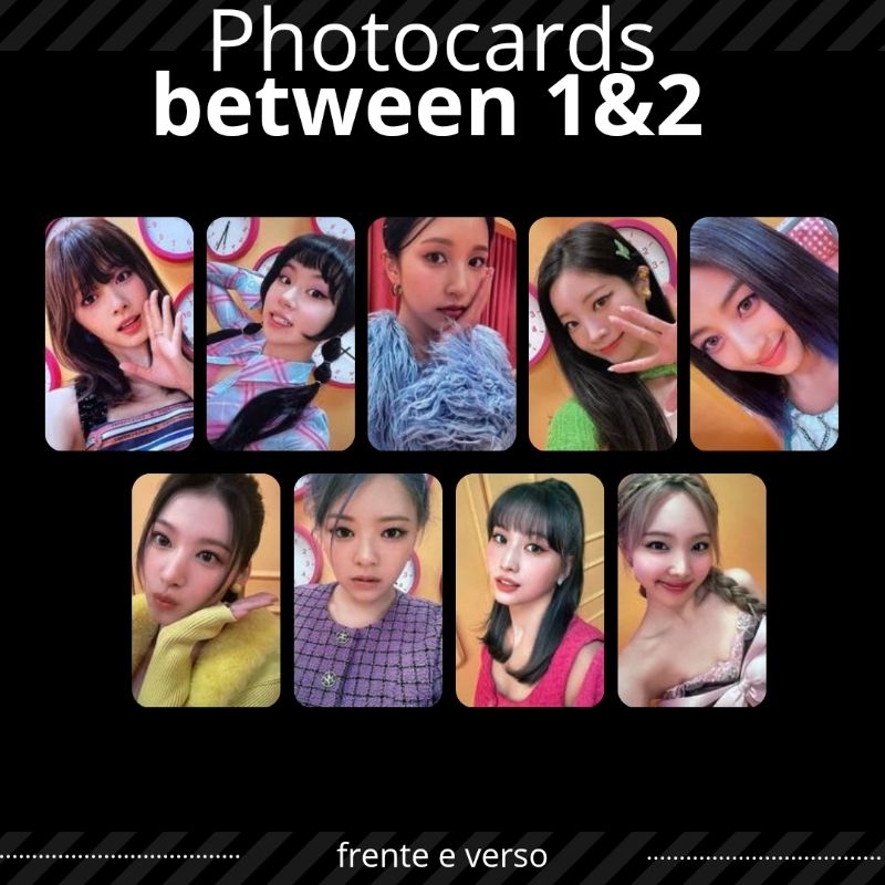 kit photocards twice fanmade between 1&2 | Shopee Brasil