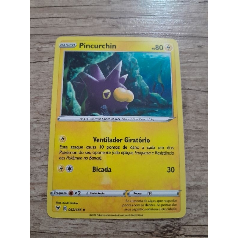 Carta Pokemon Pincurchin Original SP | Shopee Brasil