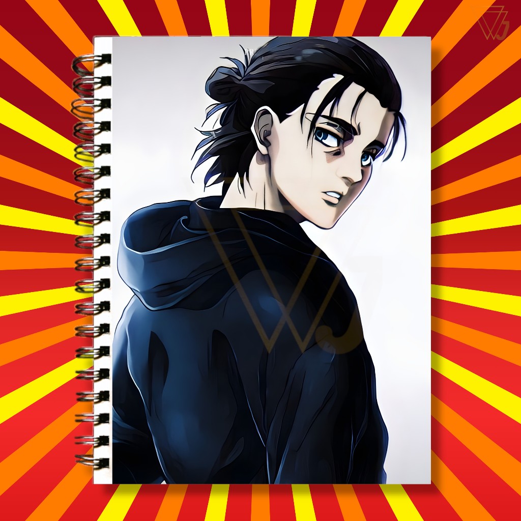 Adesivo Para Capa de Caderno TATAKAE Anime Shingeki no Kyojin Attack on ...