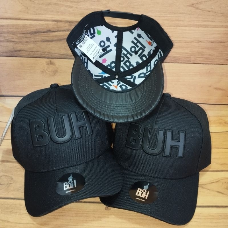 Boné BuH Masculino Feminino Lançamento Aba Curva Bordado Snapback Forro ...