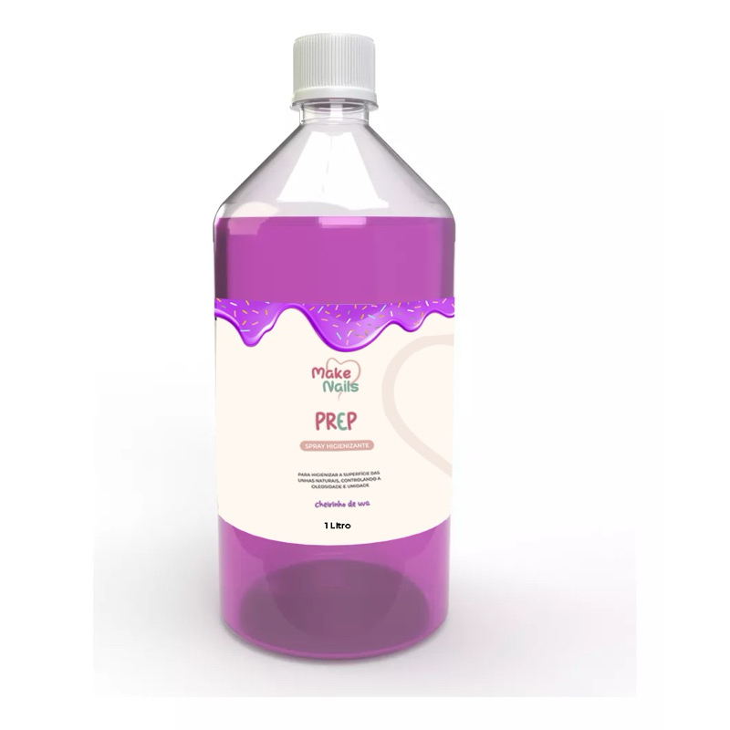 Prep Bactericida Make Nails 1L antifúngico para cuidade com as unhas ...