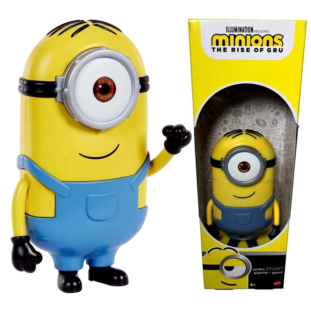 Boneco Minions Figura 12 Polegadas - Minion Stuart MATTEL | Shopee Brasil