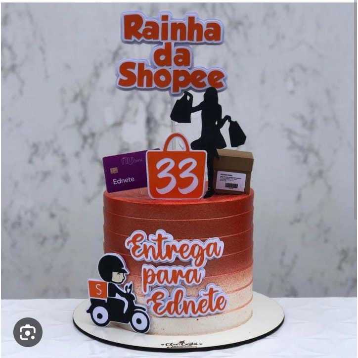 Topo De Bolo Rainha Da Shopee Shopee Brasil