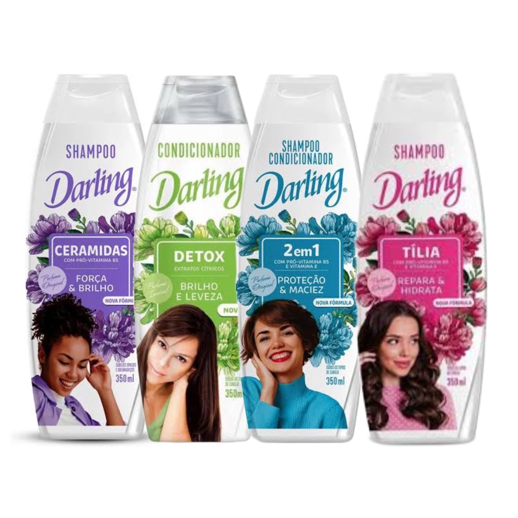 Darling Kit Shampoo e Condicionador Capilar 350ml - Escolher | Shopee ...