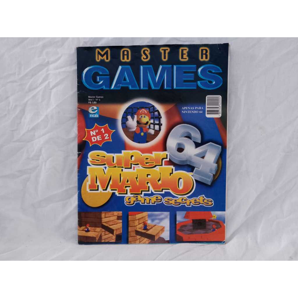 Revista Master Games 5 Super Mario Secrets Nintendo 64 | Shopee Brasil