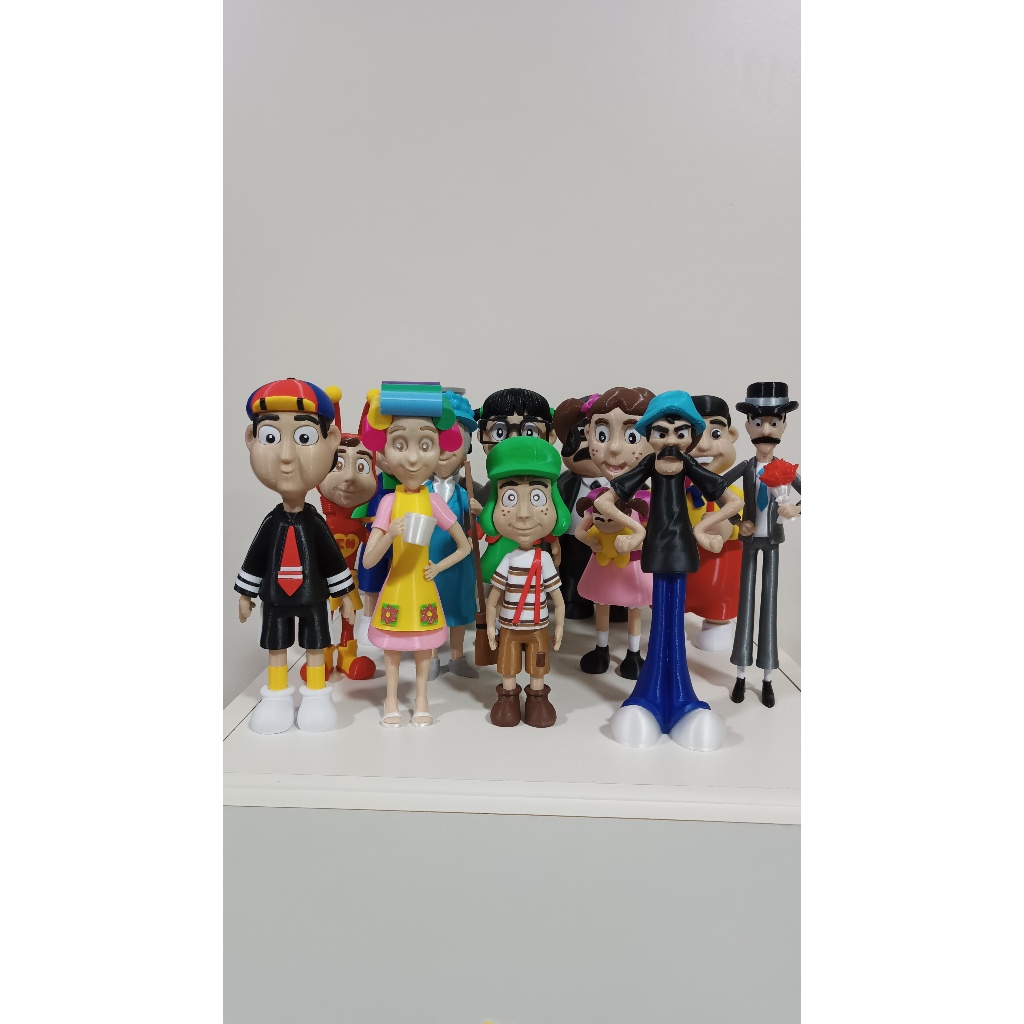 Kit Bonecos Da Turma Do Chaves Impressos Em 3 | Shopee Brasil