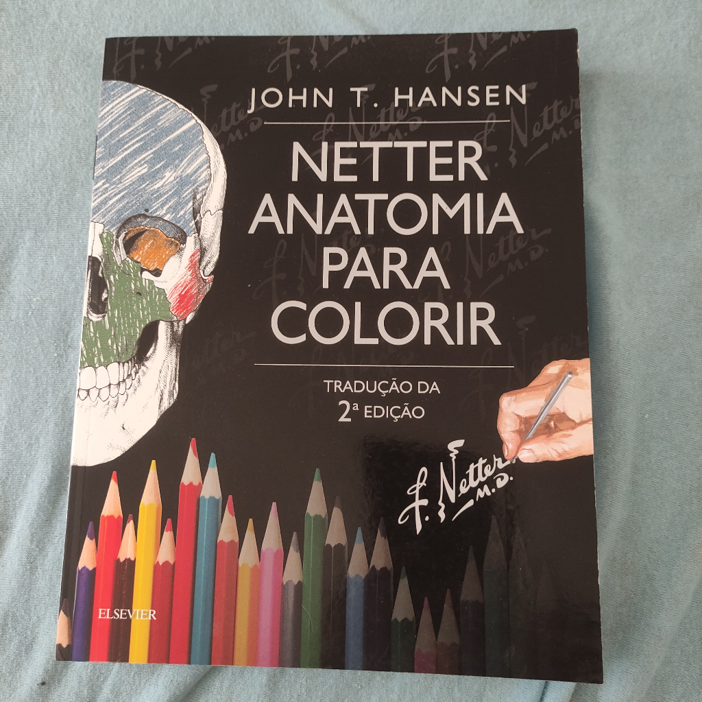 Livro “Netter Anatomia para Colorir” – John T. Hansen | Shopee Brasil