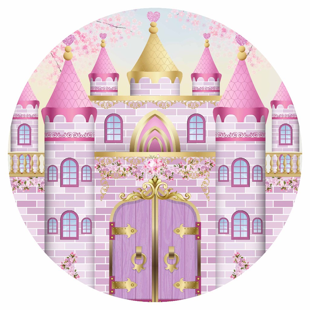 Painel de Festa em Tecido Sublimado Castelo Encantado 1,5M - MODELOS | Shopee Brasil