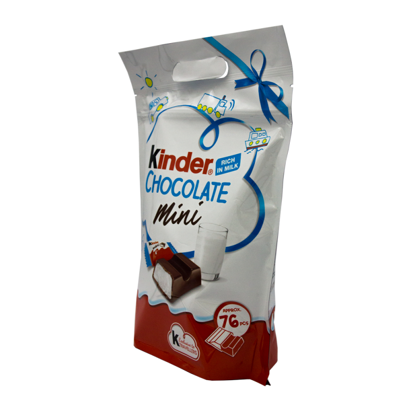 DOIS PACOTES DE KINDER CHOCOLATE MINI 460G (72UN) | Shopee Brasil