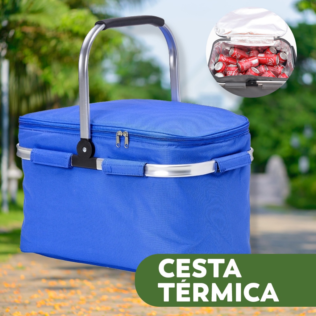 Bolsa Térmica Cooler 33 Litros Freezer E Praia | Térmica para Bebida e ...