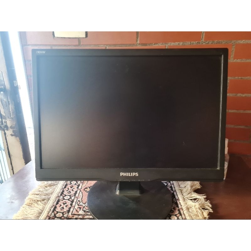 Monitor Lcd Philips 190vw9fb/78 Widescreen | Shopee Brasil
