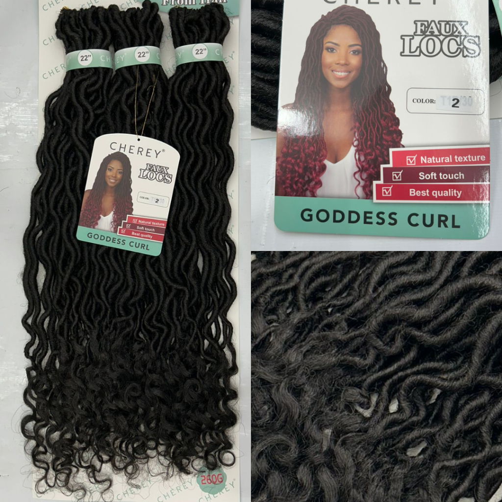 Faux Locs Cabelo Rémovivel Dread com Cachos nas pontas Aplicação em ...