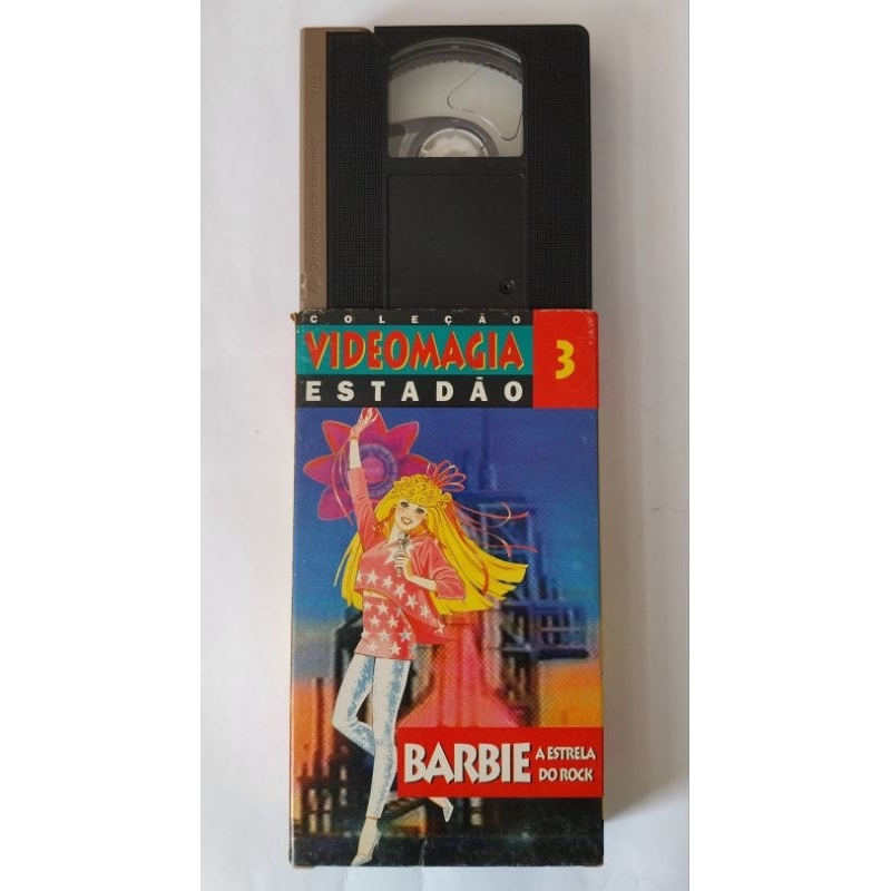Fita VHS Barbie A Estrela do Rock | Shopee Brasil
