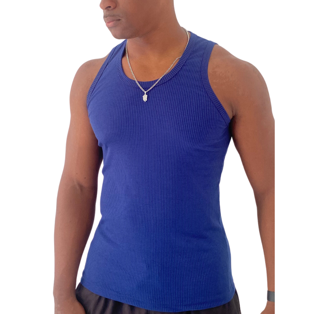 Regata Masculina Modelo Drip Americano Canelada | Shopee Brasil