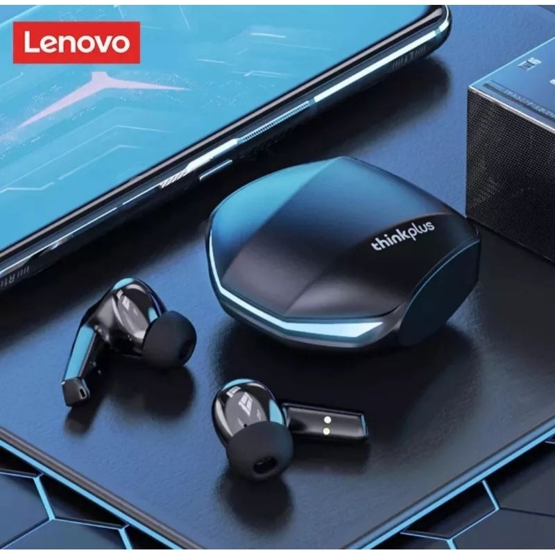 Fone De Ouvido Sem Fio Lenovo GM2 Pro Gamer Jogos Thinkplus Microfone ...