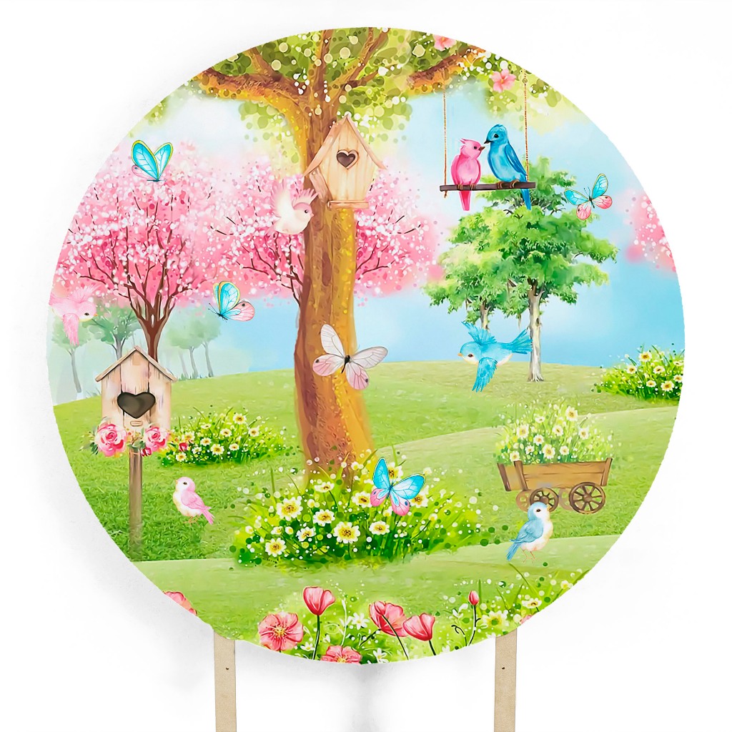 Capa Painel Jardim Encantado Veste Fácil Sublimado | Shopee Brasil