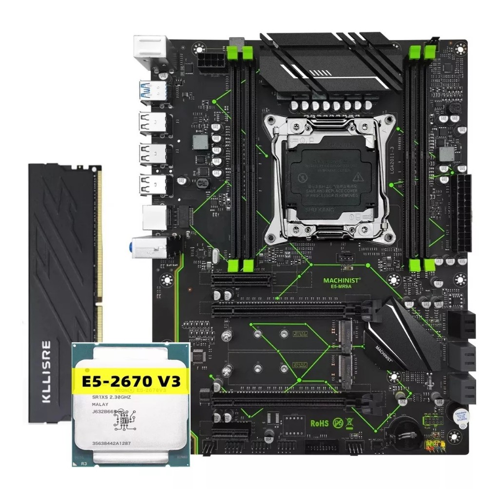 Kit X99 Xeon 2670 V3 + 32gb de ram | Shopee Brasil