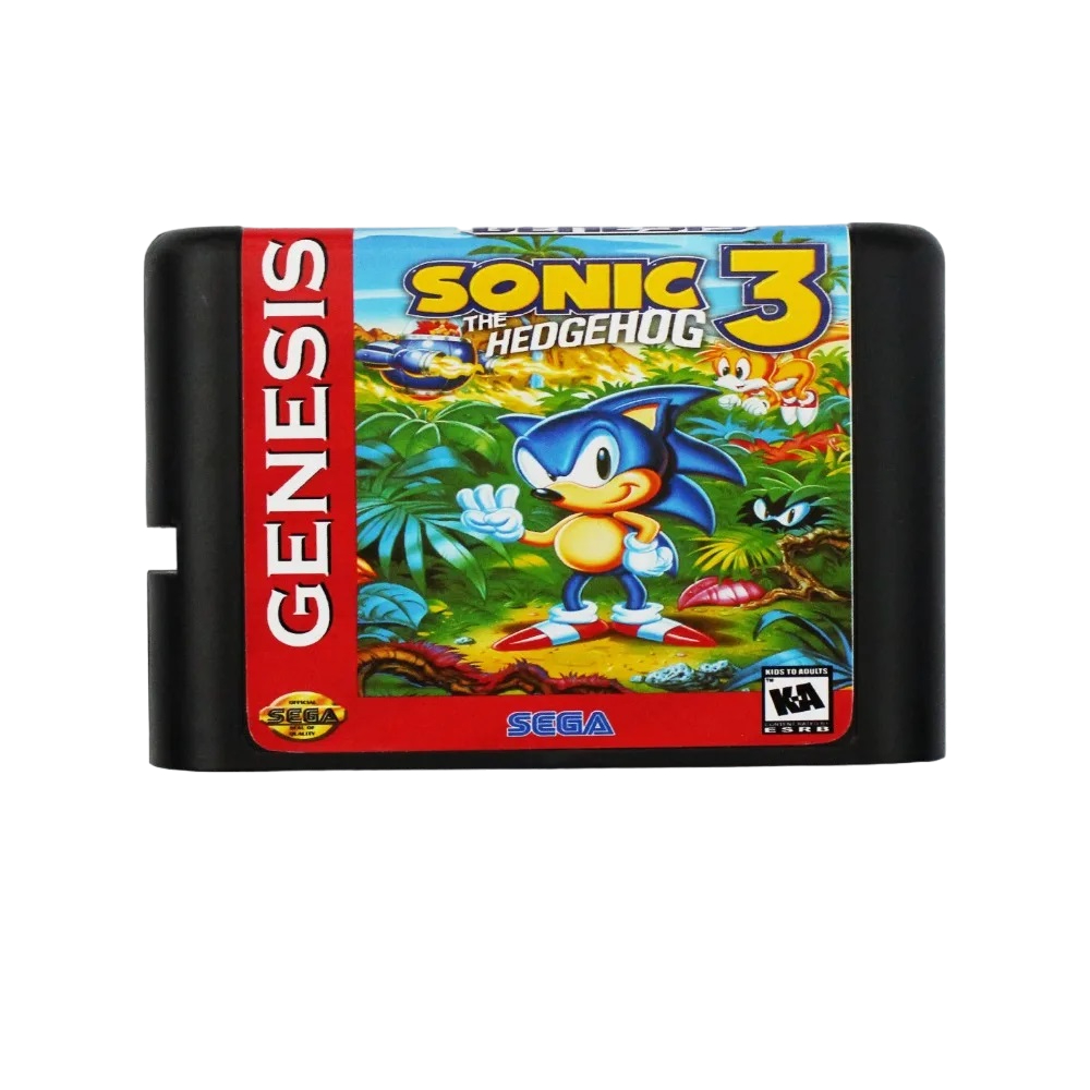 Sonic The Hedgehog 3 Mega Drive Genesis Sega Tectoy | Shopee Brasil