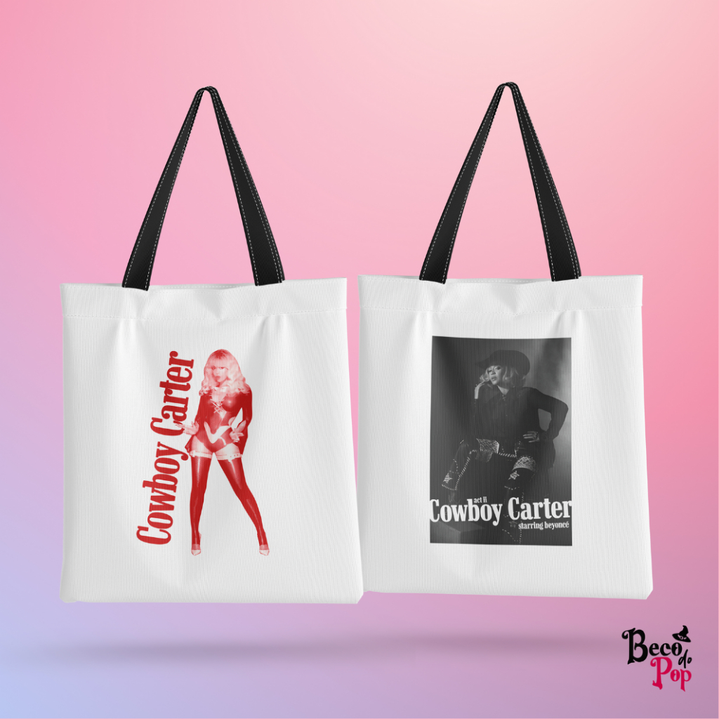 Ecobag - Beyoncé (Cowboy Carter - Act II) | Shopee Brasil