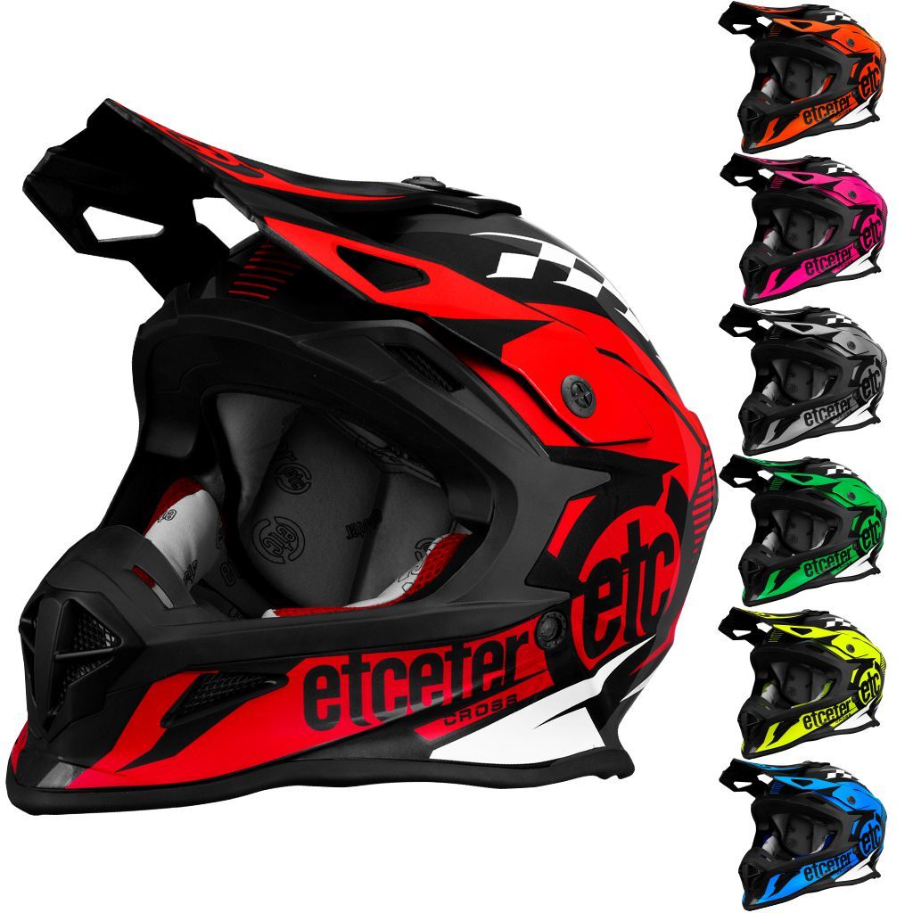Capacete Motocross Etceter Fast Off Road Masculino e Feminino Para ...