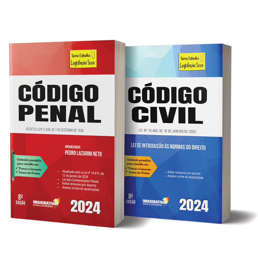 Código Civil + Código Penal 2024 - Novo/Atualizado/Lacrado | Shopee Brasil