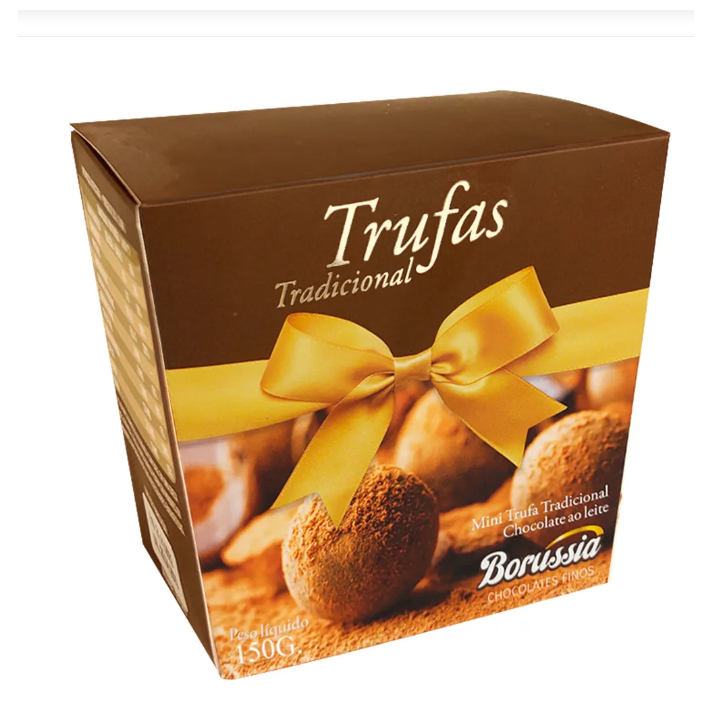 Mini trufa tradicional chocolate ao leite | Shopee Brasil