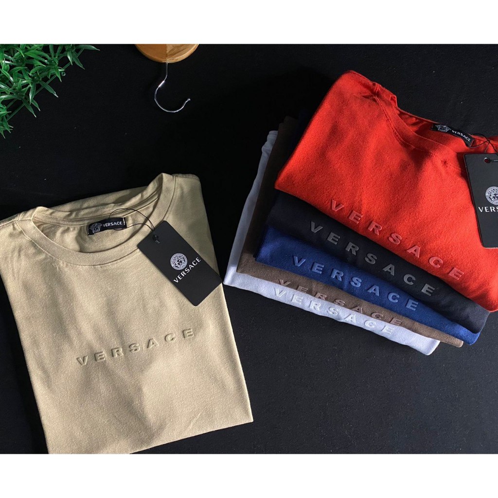 Camisa Masculina exclusiva Versace (Versace Signature Tee) | Shopee Brasil