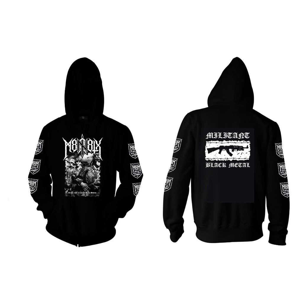 Moletom M8L8TH militant black metal | Shopee Brasil