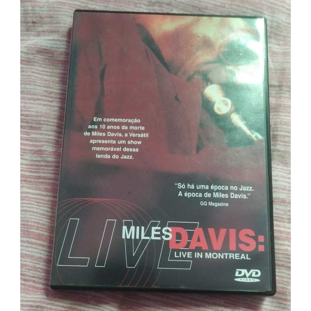 dvd miles davis: live in montreal | Shopee Brasil
