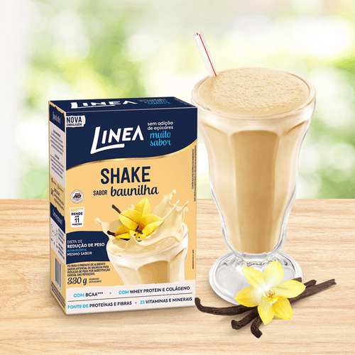 Shake Sabor Baunilha Redução de Peso Linea 330g | Shopee Brasil