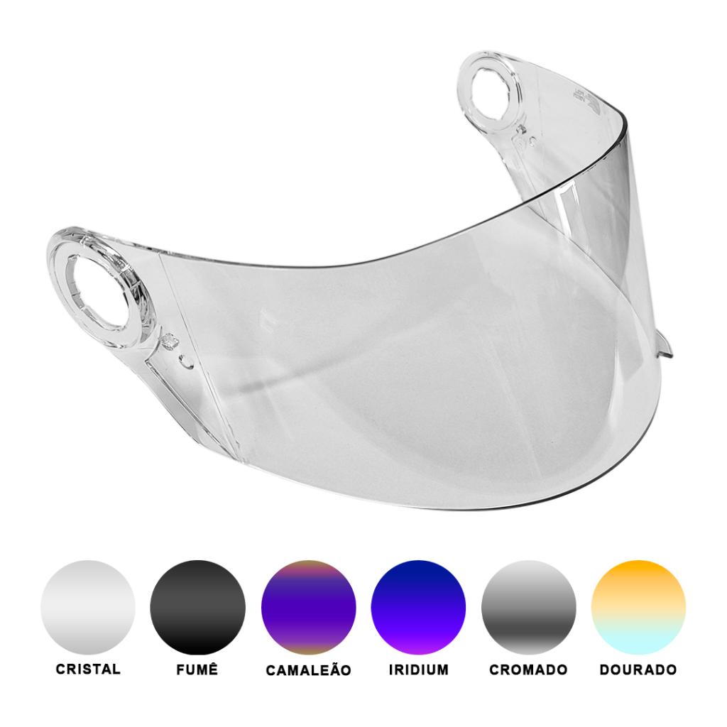 Viseira Capacete FW3 GT Fechado - Marca Polivisor | Shopee Brasil