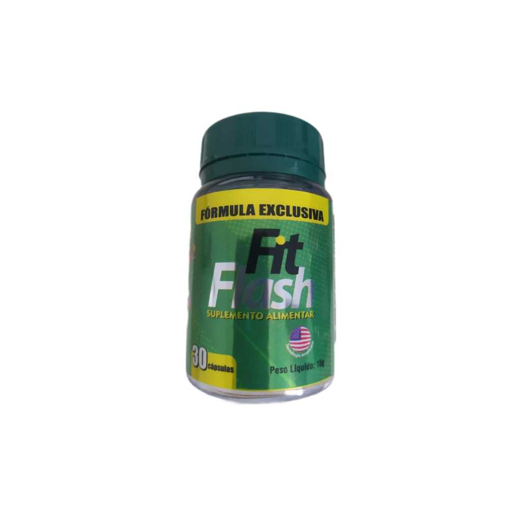 Fit Flash Suplemento Alimentar 30 Capsulas Formula Exclusiva Original ...