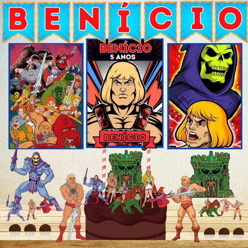 Kit festa He-man | Shopee Brasil