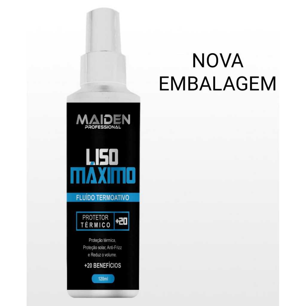 PROTETOR TÉRMICO LISO MÁXIMO RECONSTRUTOR MAIDEN PROFESSIONAL | Shopee ...