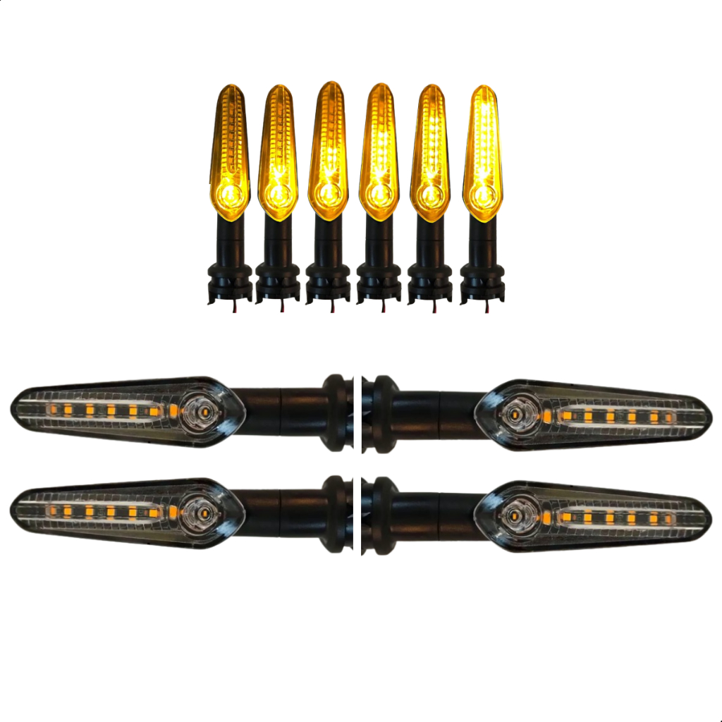 Kit 4 Pisca Led Seta Sequencial Mt03 Mt07 Mt09 2021 A 2023 | Shopee Brasil