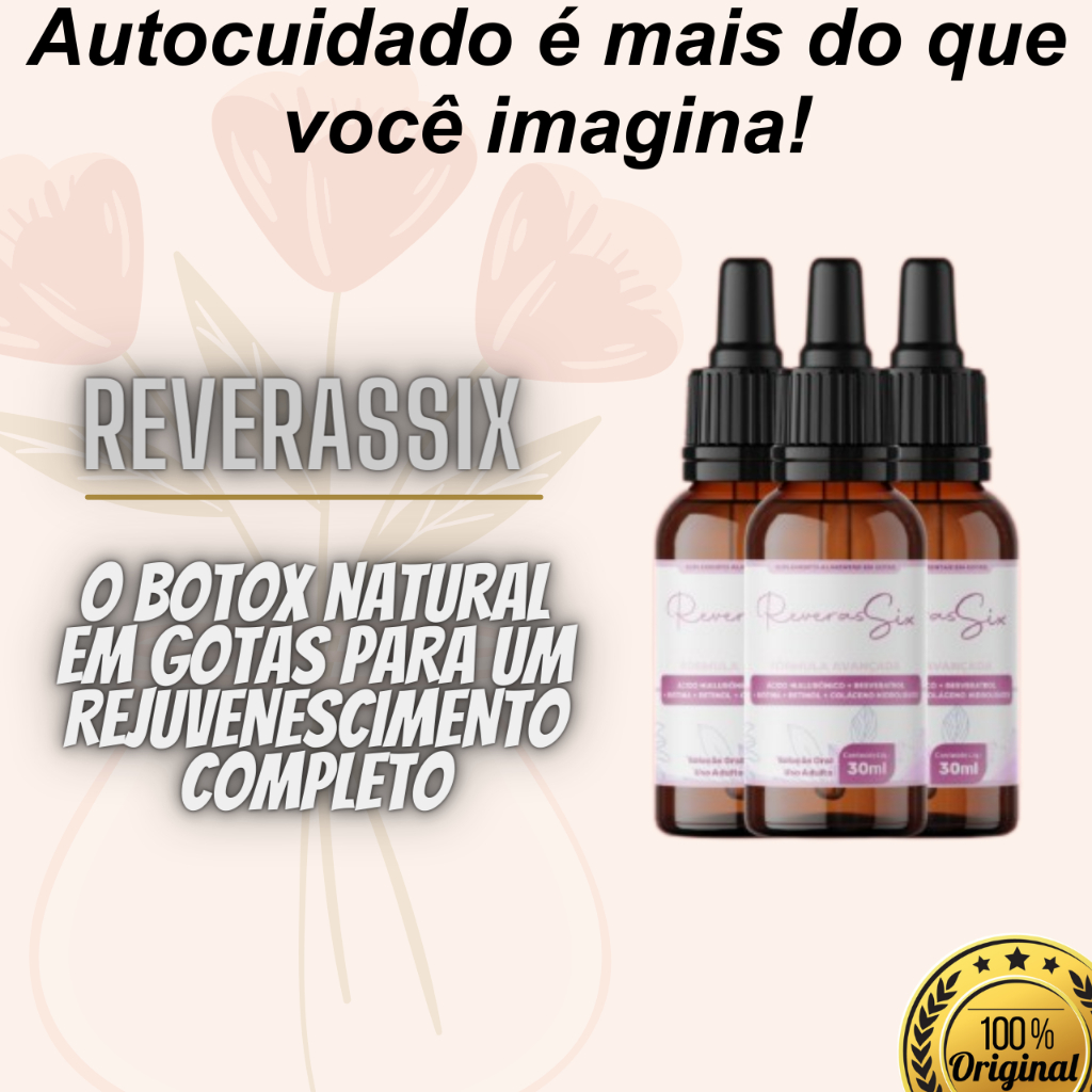 ReverasSix - Botox Natural em Gotas para Rejuvenescer | Shopee Brasil