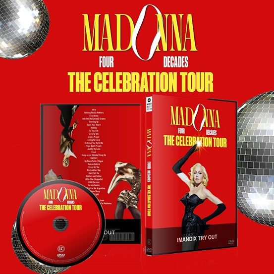 DVD MADONNA THE CELEBRATION TOUR FOUR DECADES | Shopee Brasil