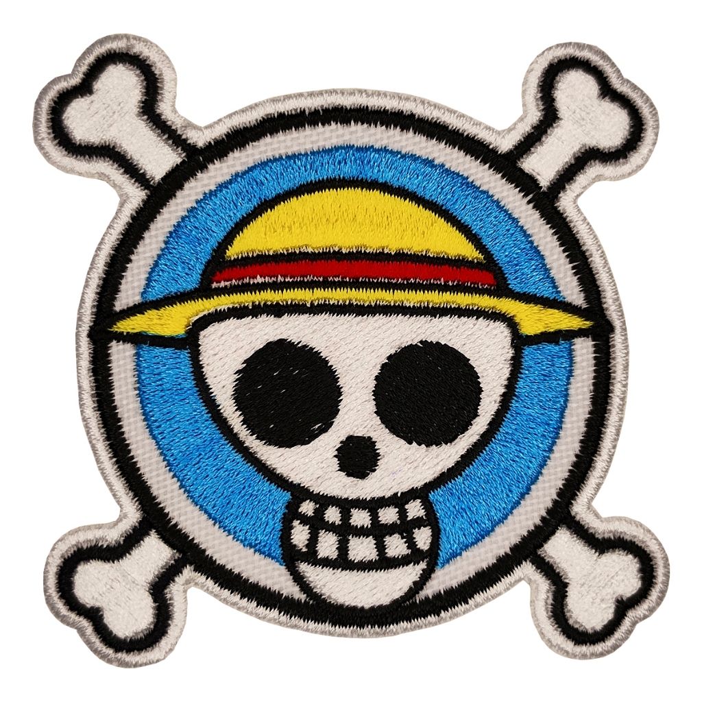 Patch Bordado Luffy Emblema One Piece - Termocolante | Shopee Brasil