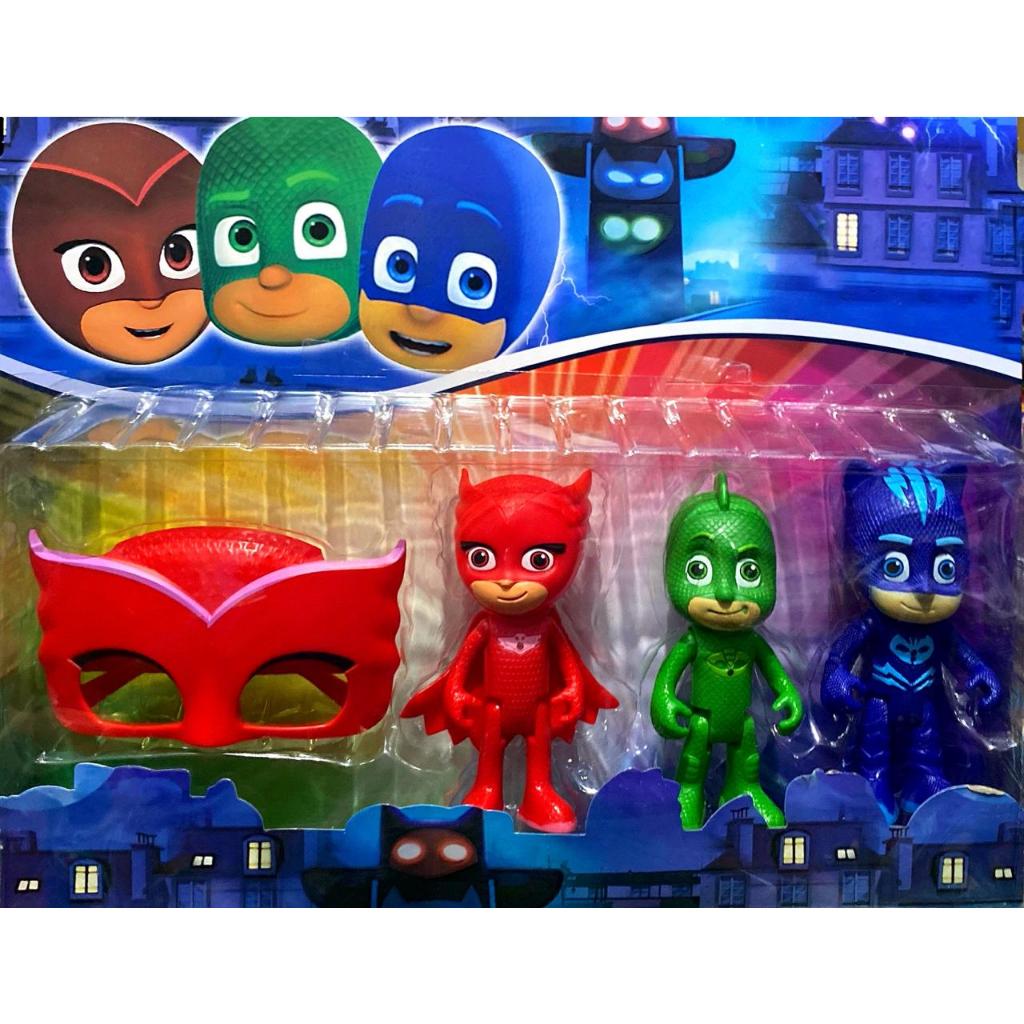 Cartela Bonecos PJ Masks Com Mascara Pronta Entrega | Shopee Brasil
