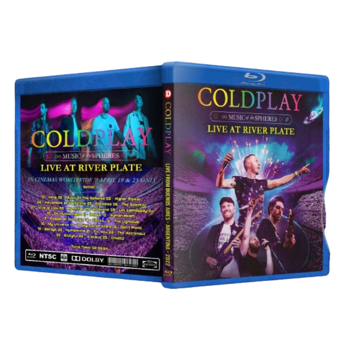 Coldplay Music of the Spheres - Live from Buenos Aires 2022 Blu-ray | Shopee Brasil