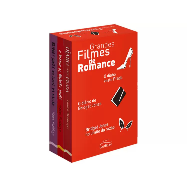 Box O Diabo Veste prata, O Diário de Bridget Jones e Bridget Jones no Limite da Razão | Shopee ...