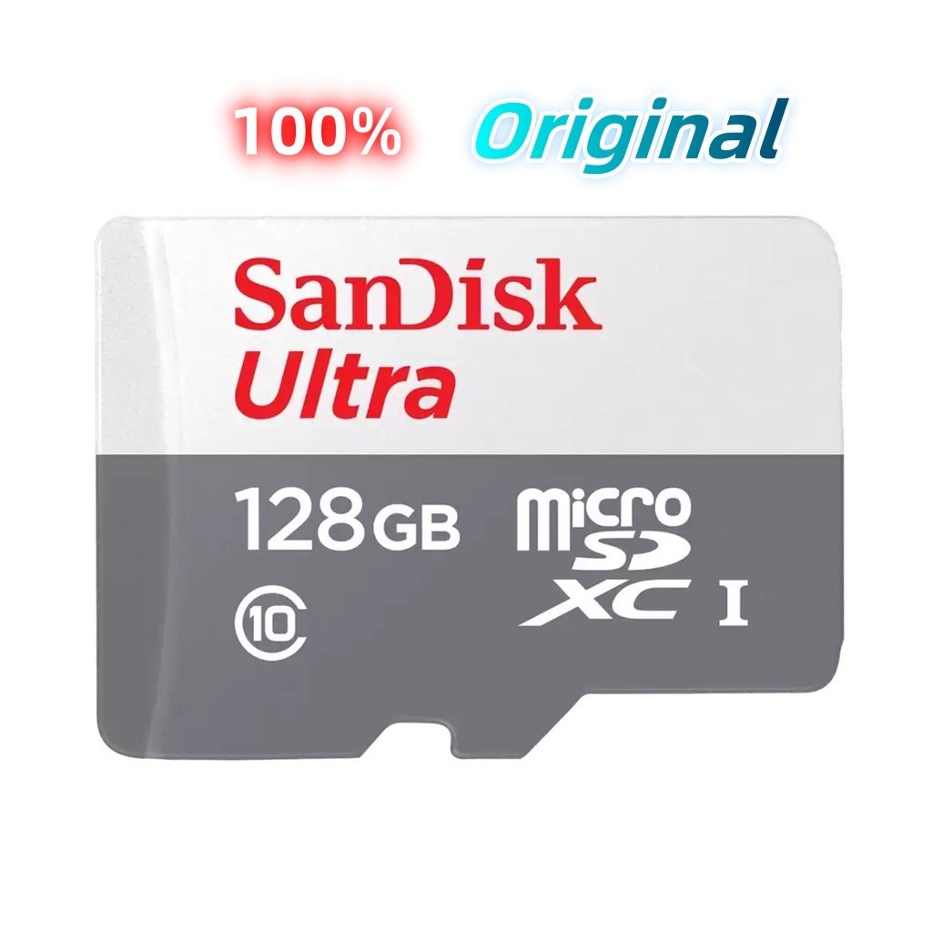 Cartão De Memoria 100% Original Sandisk Ultra 8gb 16gb 32gb 64gb 128gb com Adaptador para ...