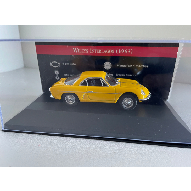 Miniatura Willys Interlagos (1963) | Shopee Brasil