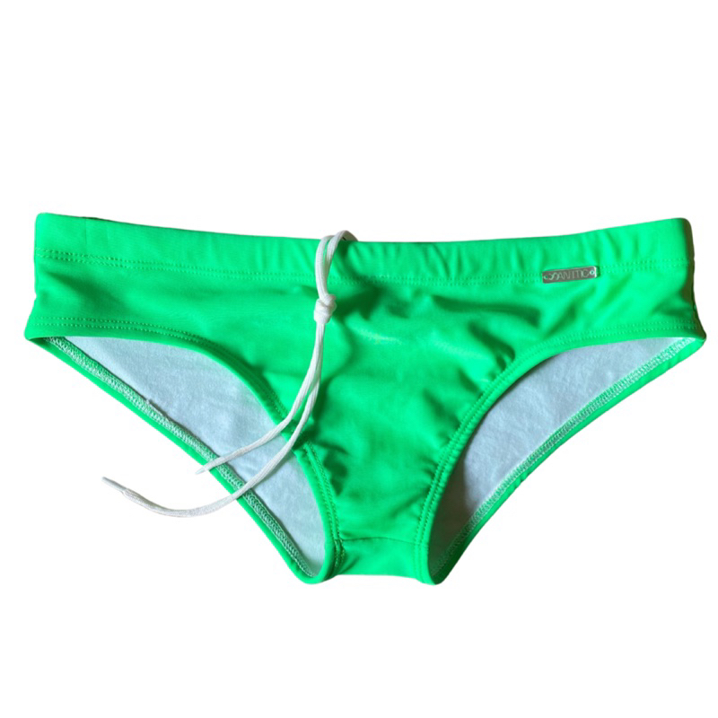 Sunga Slim Cut Verde Neon - Sunga Cavada Forrada | Shopee Brasil
