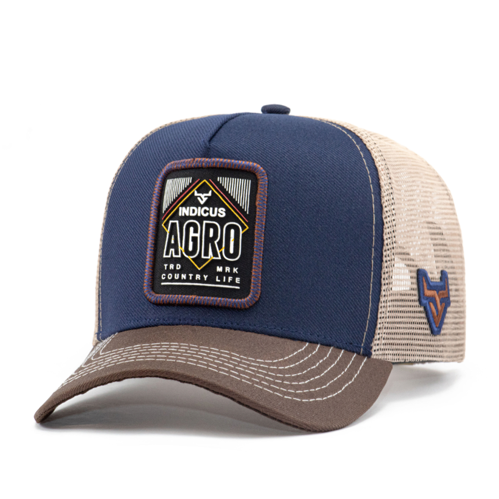 bone chapeu aba curva americano trucker made native rooster | Shopee Brasil